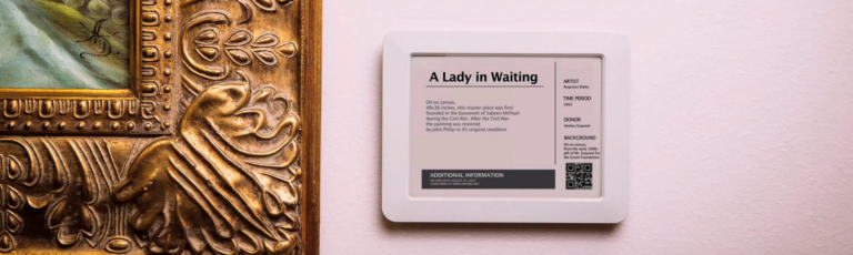 Introducing the smart museum label for the 21st century - Visionect