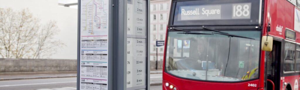 London bus stops get interactive with electronic paper - Visionect