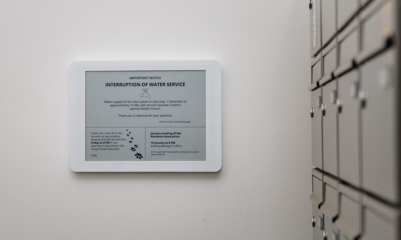 Notice boards that actually tell you what you need to know, when you ...