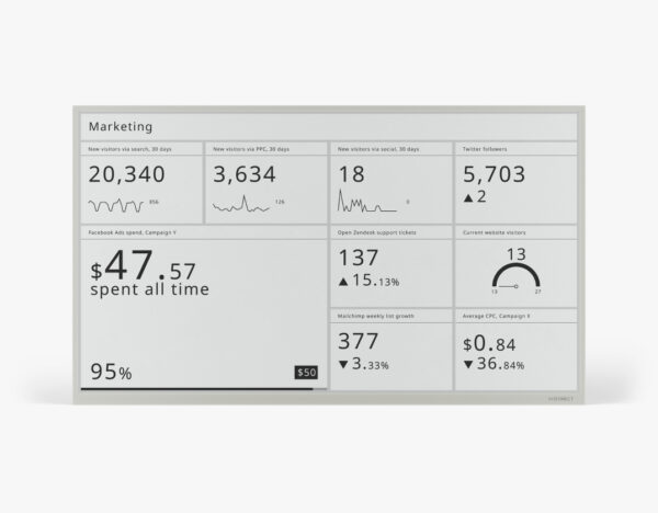 E-Paper Digital Signage Your Way - Visionect